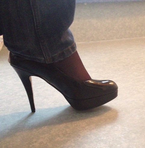 5inch Stiletto heel courts - Members Gallery - Heels for Men